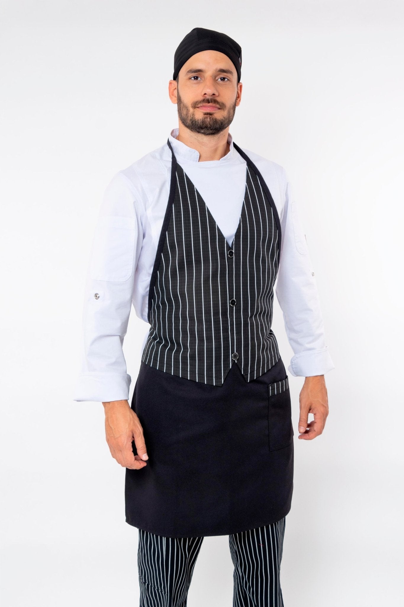 Mandil para chef tipo chaleco Sevilla - Unisex